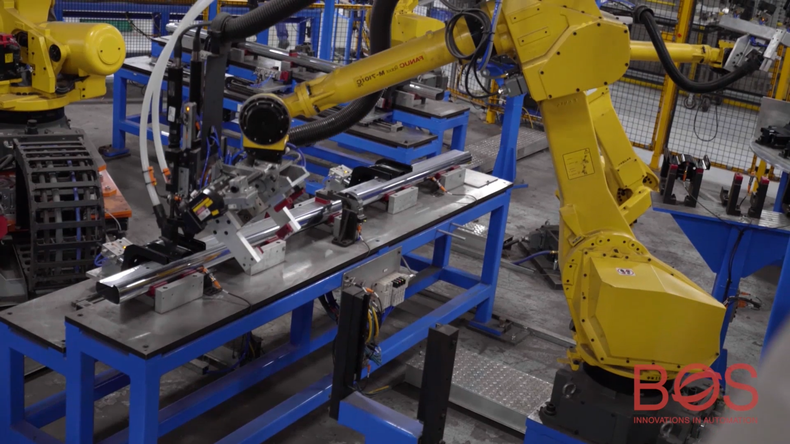 Case Studies: Robotic Assembly Cell for OEM Side Step Rails | BOS Innovations Inc.
